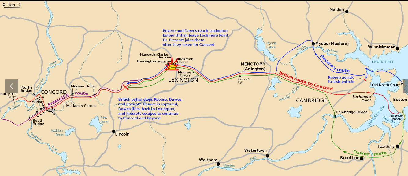 April 18, 1775: Human intelligence alerted American patriots of raid to ...